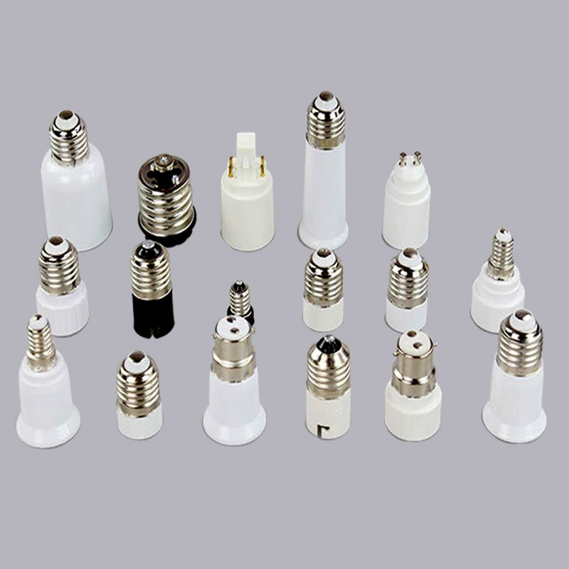 E12 E14 E17 E27 E40 B22 GU5.3 MR16 GU10 G4 G9 G24 Base Socket Conversion Adaptor For Light Lamp ...