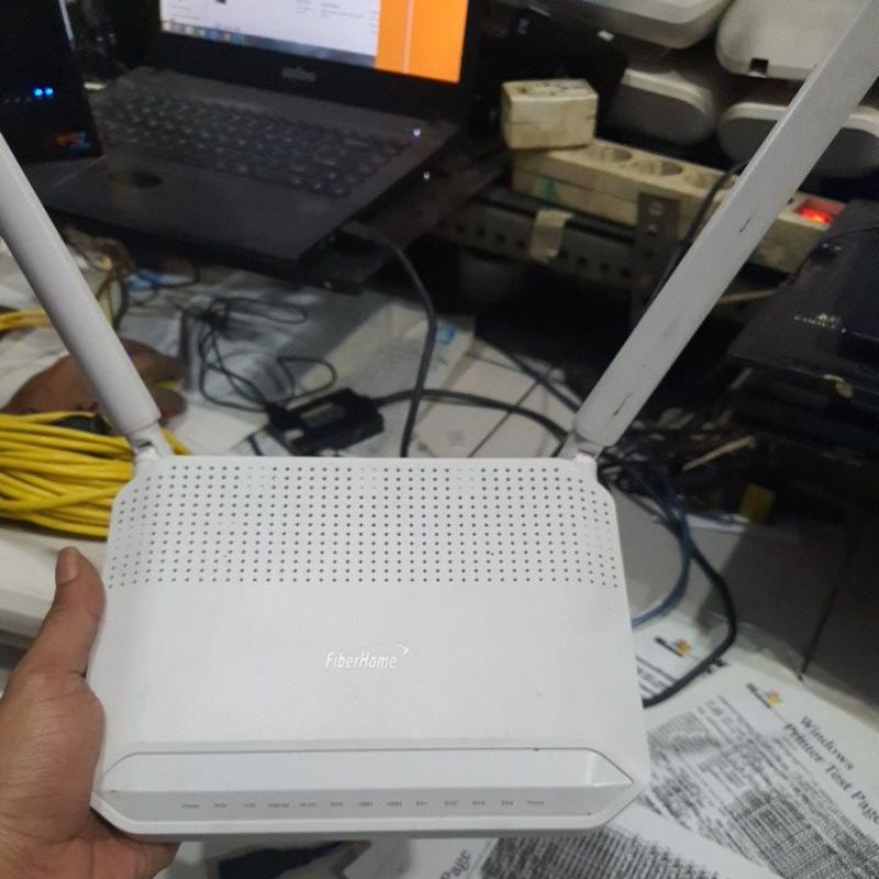 Ont GPON HG6145F Fiberhome dual band 2.4 Ghz and 5 Ghz lan already ...