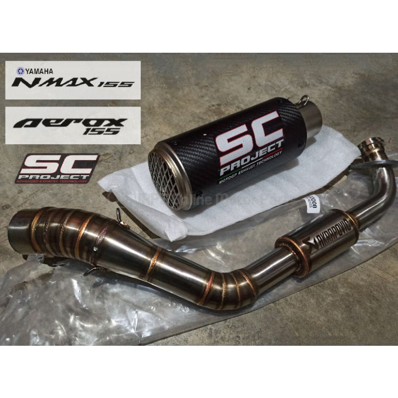 SC Project CR-T Carbon Racing Muffler Nmax v2 Aerox v1 v2 | Shopee ...