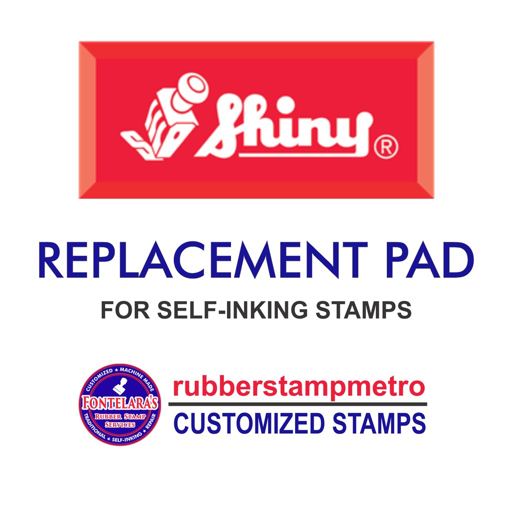 Shiny Replacement Pad Self inking Stamps | Shopee Philippines