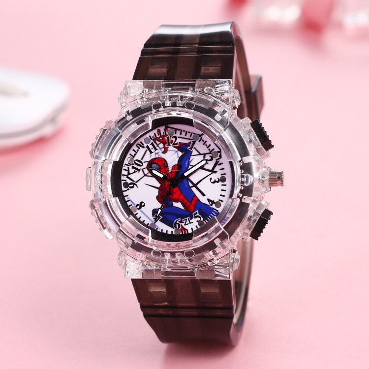 Kids Cartoon Spiderman Led Watch | Shopee Philippines