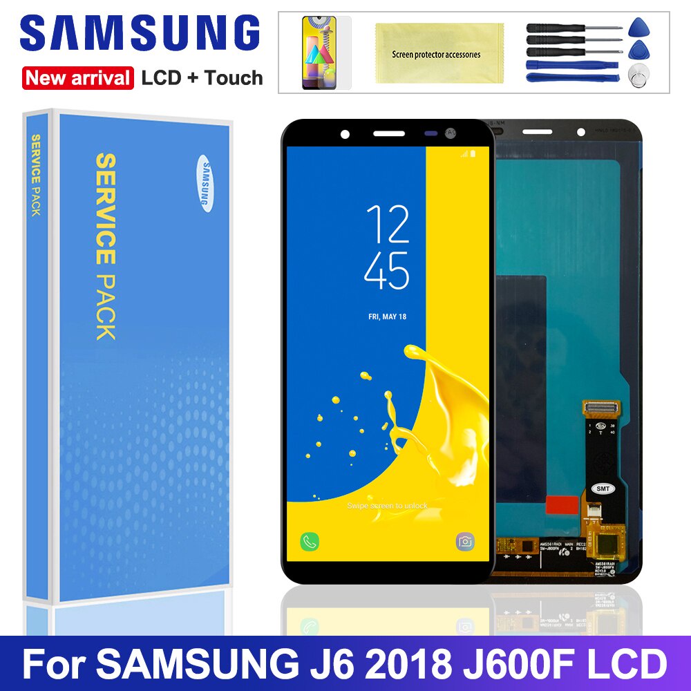 5.6'' Super AMOLED Display for Samsung Galaxy J6 J600 J600F J600G Lcd ...