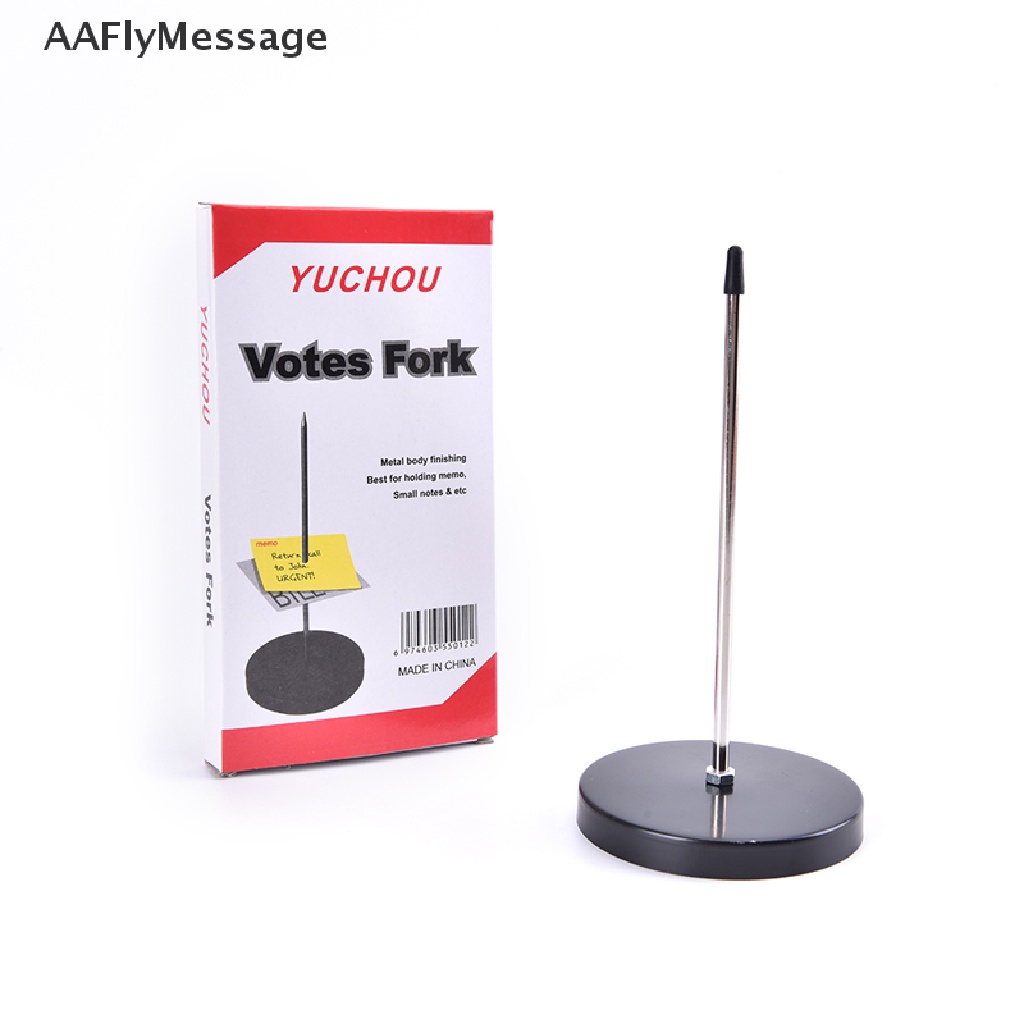 AAFlyMessage Stainless Steel Straight Rod Paper Memo Holder Spike Stick ...
