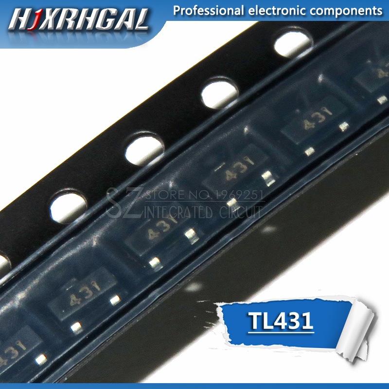 50pcs TL431 SOT23-3 SOT23 TL431A SOT-23 431 SOT SMD voltage regulator IC | Shopee Philippines