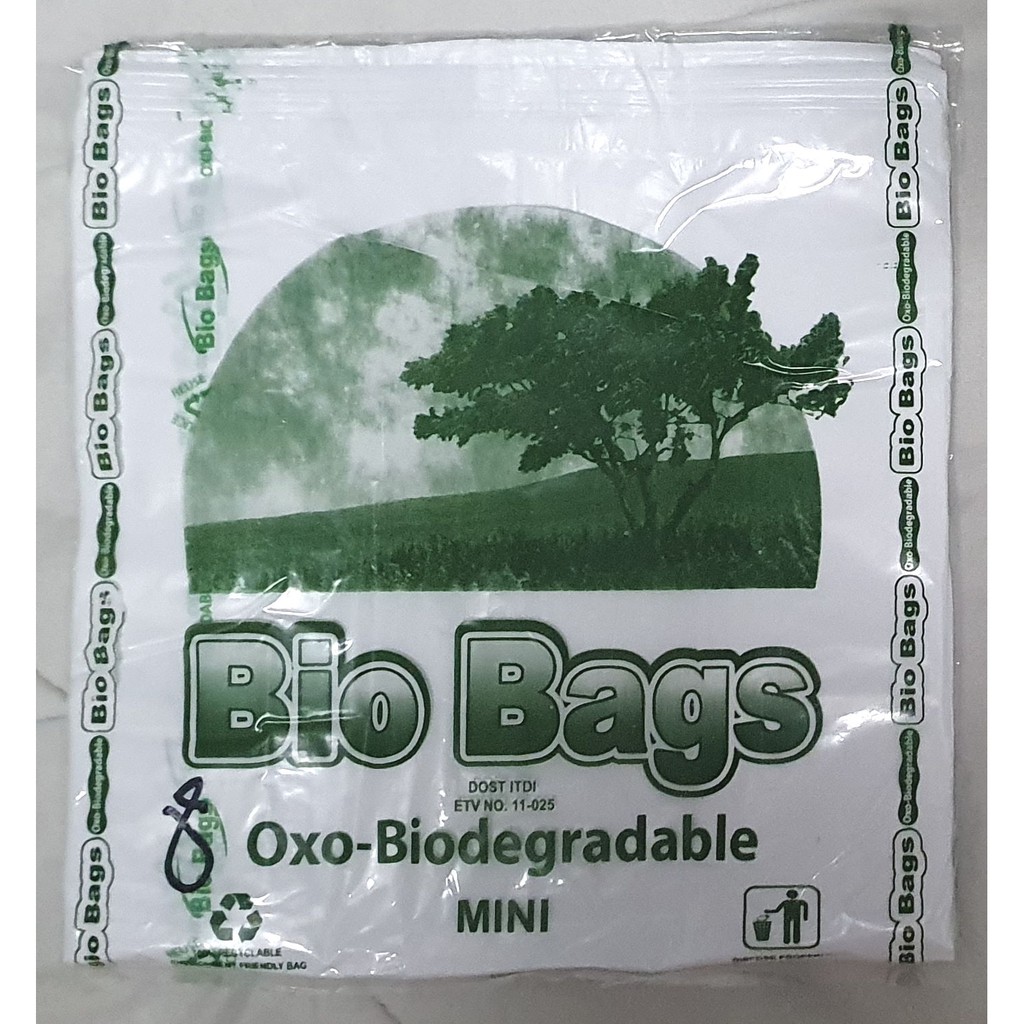Bio Bags Oxo-Biodegradable Plastic Sando Bag White 1 Pack 100 Pieces ...
