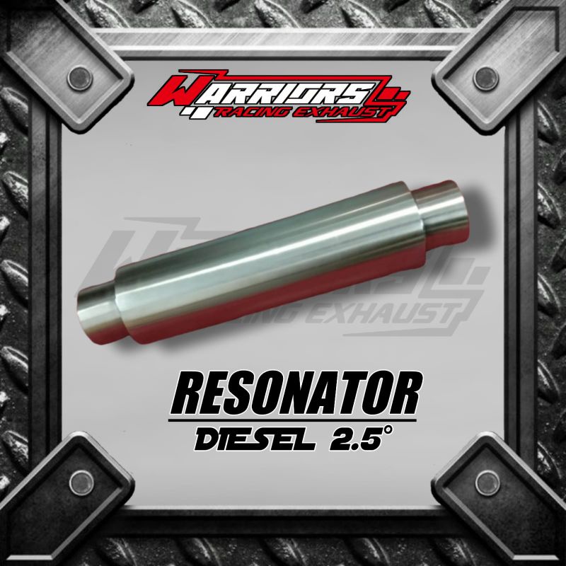 Diesel inlet Car Resonator 2.5 inch Stainless Steel | Shopee Philippines