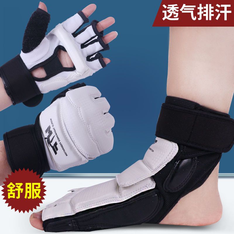 Taekwondo Foot Protection Hand Cover Children Protective Gear Full Set ...