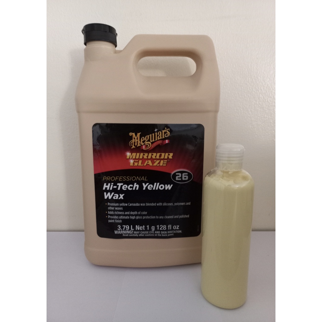 Meguiars M26 Hi Tech Yellow Wax 8oz Aftermarket Bottle | Shopee Philippines
