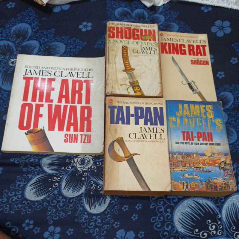 James Clavell The art of war shogun king rat Tai-pan | Shopee Philippines