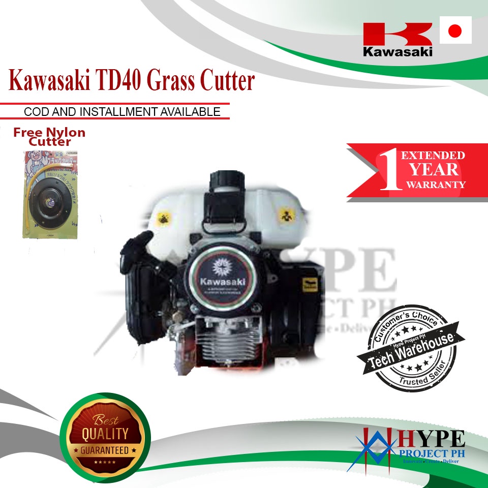 Kawasaki TD40 Grass Cutter | Shopee Philippines
