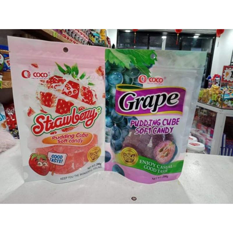 COCO pudding cube soft candy 200g | Shopee Philippines