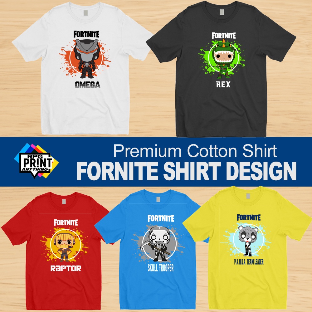 PERSONALIZED/ CUSTOMIZED CHIBI FORTNITE DESIGN SHIRT | Shopee Philippines