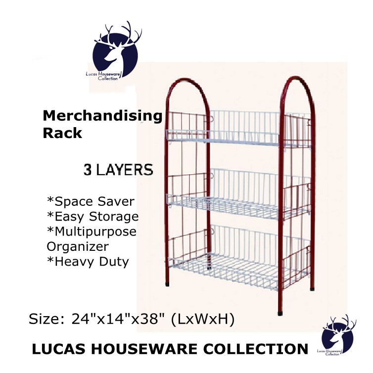 MULTIPURPOSE MERCHANDISING RACK 3L/4L/5L ORGANIZER RACK STORAGE RACK ...
