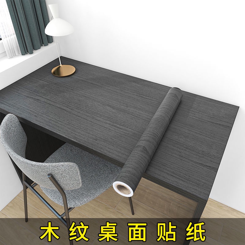 Black Sticker Wallpaper Waterproof Self-Adhesive Cabinet Renovation ...