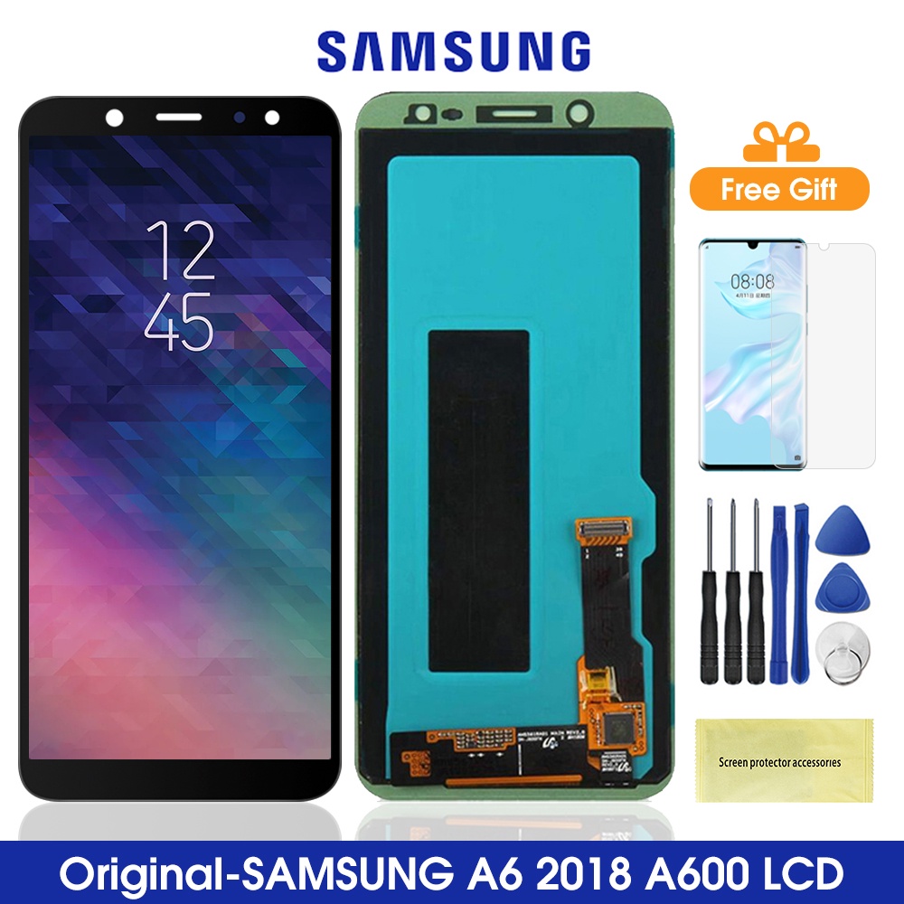For SAMSUNG Galaxy A6 2018 A600 A600F A600FN LCD Display Touch Screen Digitizer Assembly ...