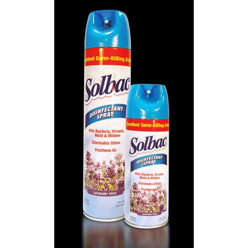 300g 400g 500ml SOLBAC DISINFECTANT & SURFACE DISINFECTANT SPRAY ...