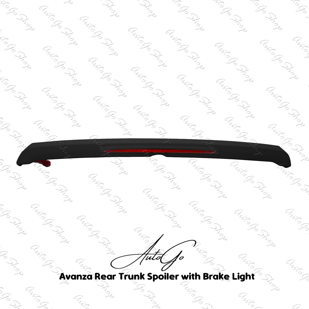 Toyota Avanza 2012 - 2021 Rear Trunk Spoiler with Brake Light Matte ...