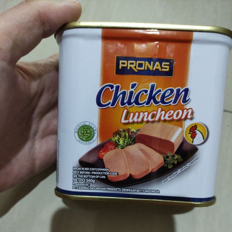 Pronas Chicken Luncheon Ham Chicken meat 198 grams / 340 grams | Shopee ...