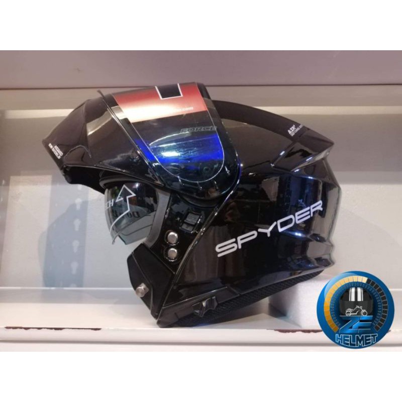 SPYDER FORCE PLAIN MODULAR - DUAL VISOR SMOKE LENS (FREE CLEAR LENS ...