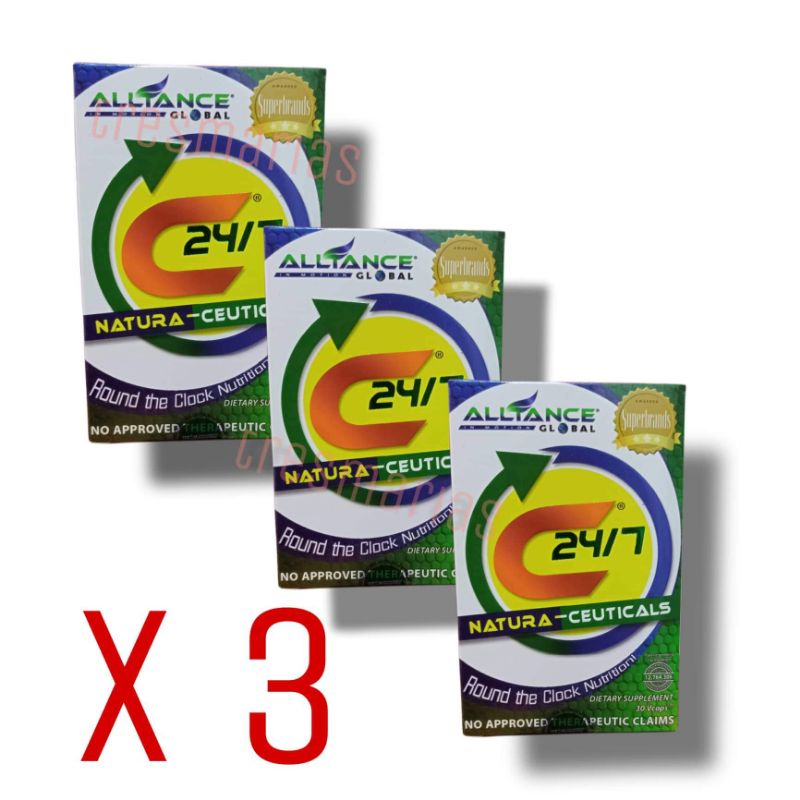 C24/7 Legit and Authentic 3 box (30 caps per box) with freebies ...