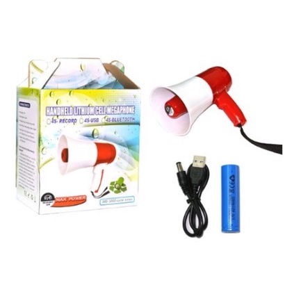 50 W Mini Handheld Rechargeable Megaphone | Shopee Philippines
