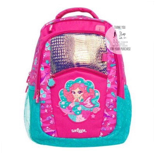 Smiggle Backpack - Mermaid | Shopee Philippines