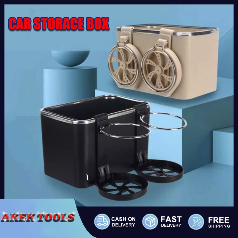 Car Storage Box Car Paper Storage BoxMultifunction Car Armrest Storage ...