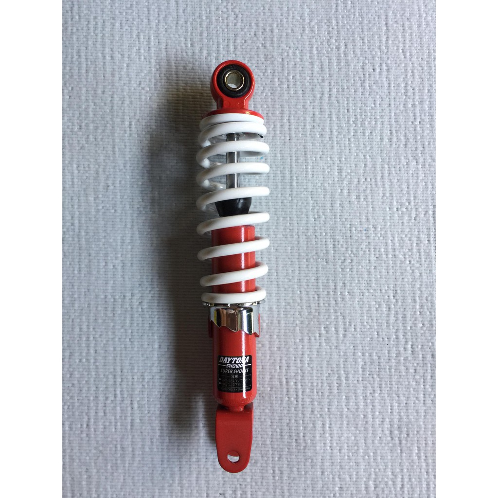 DAYTONA REAR SHOCK ABSORBER 265MM DIO 1 & 2 RED/WHITE | Shopee Philippines