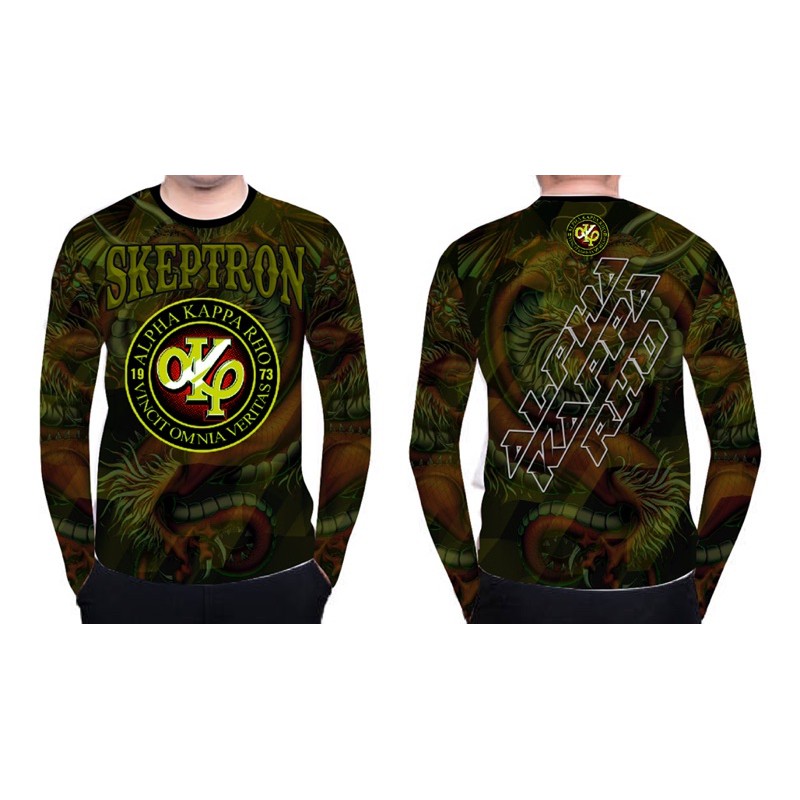 AKP SKEPTRON GREEN DRAGON LONGSLEEVE FULL SUBLIMATION 3D printed long ...