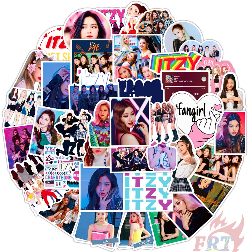 50Pcs/Set ITZY Series 01 Stickers KPOP Supergirls Yeji Lia Ryujin ...
