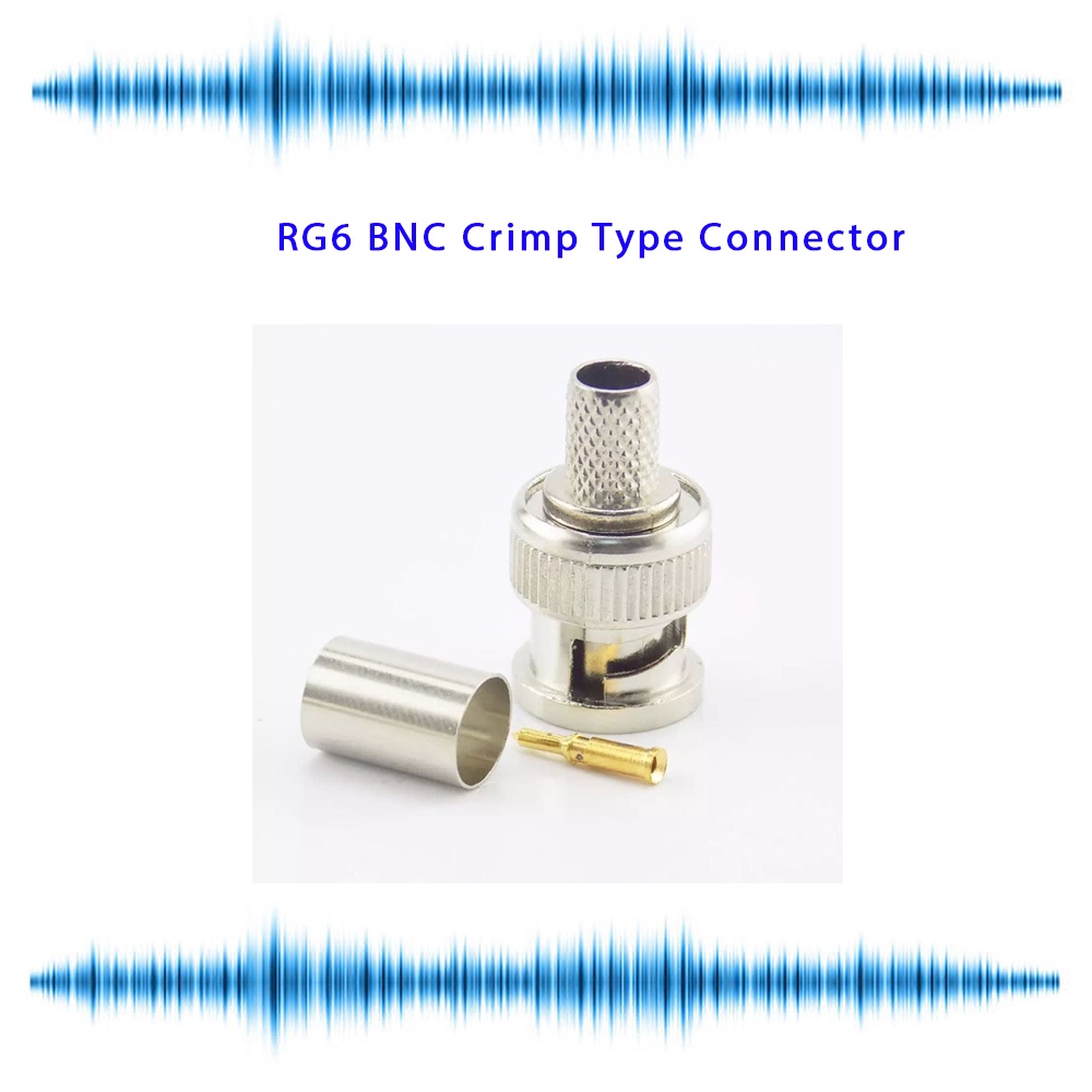 BNC Connector Crimp Type for / RG6 Connector | Shopee Philippines