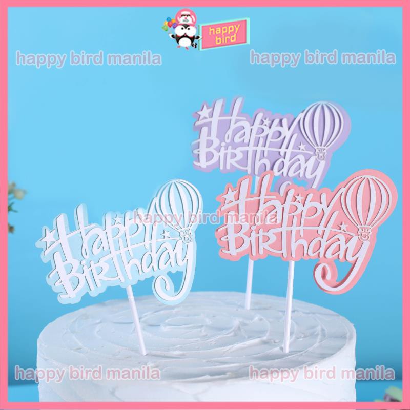 (Happy Bird) Cake Topper HBD party decor partyneeds party supplies ...