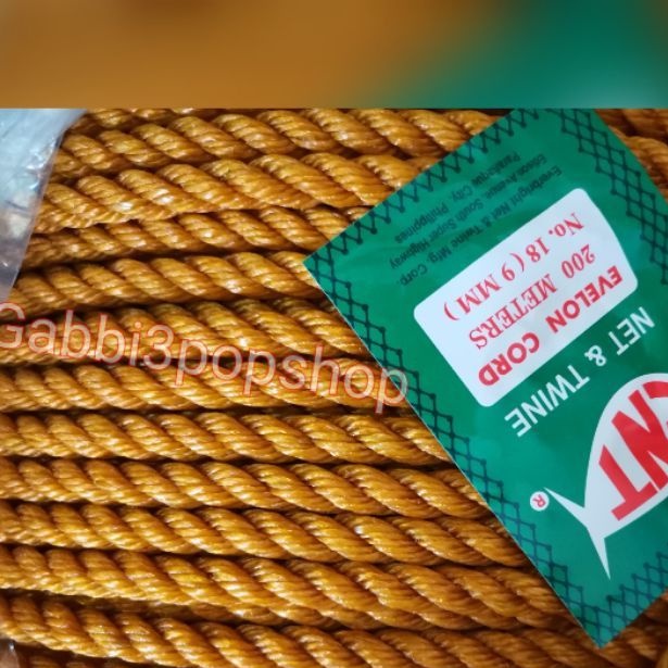 Nylon Rope per 10 Meters ENT #18 (9mm) , ENT #22 Evelon Cord (11mm ...
