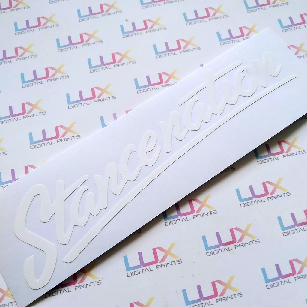 STANCENATION 001 Die-Cut Vinyl Sticker/Decal/car/motor/laptop/mugs ...