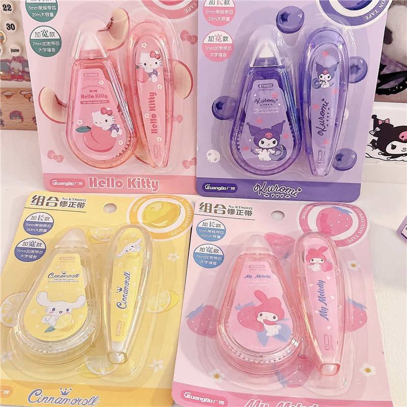 Sanrio Correction Tape Large Capacity Student Gift HelloKitty Melody ...