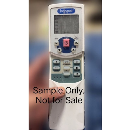 Remote for Koppel Split Type Aircon / Split Type AC Remote | Shopee ...