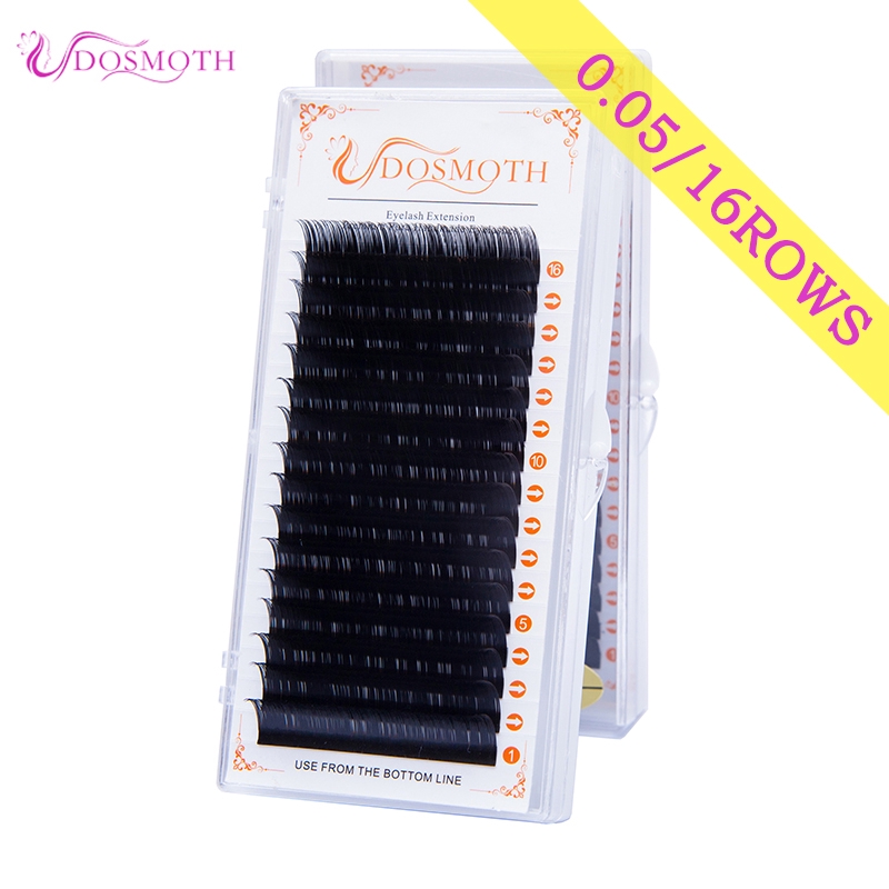 DOSMOTH 0.05B/C/CC/D individual eyelash lashes soft eyelash extension ...