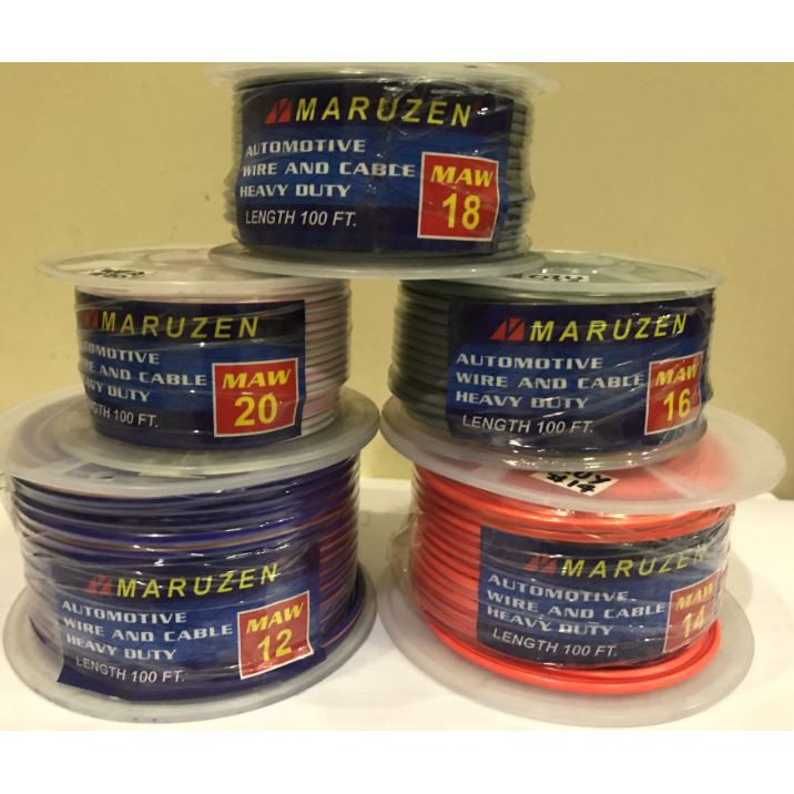 Maruzen Auto Wire #18 | Shopee Philippines