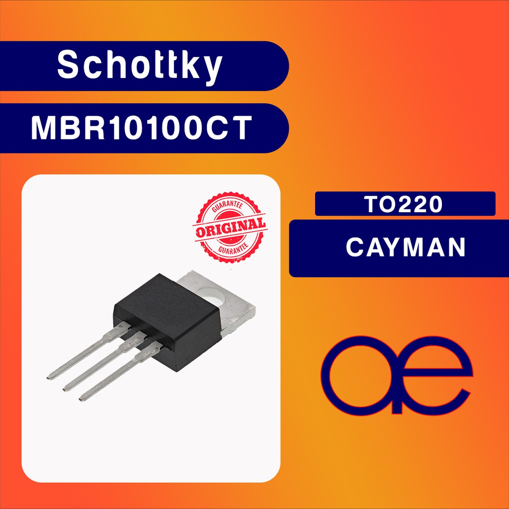 MBR10100CT Schottky Diode Dual Common Cathode Schottky Rectifier ...