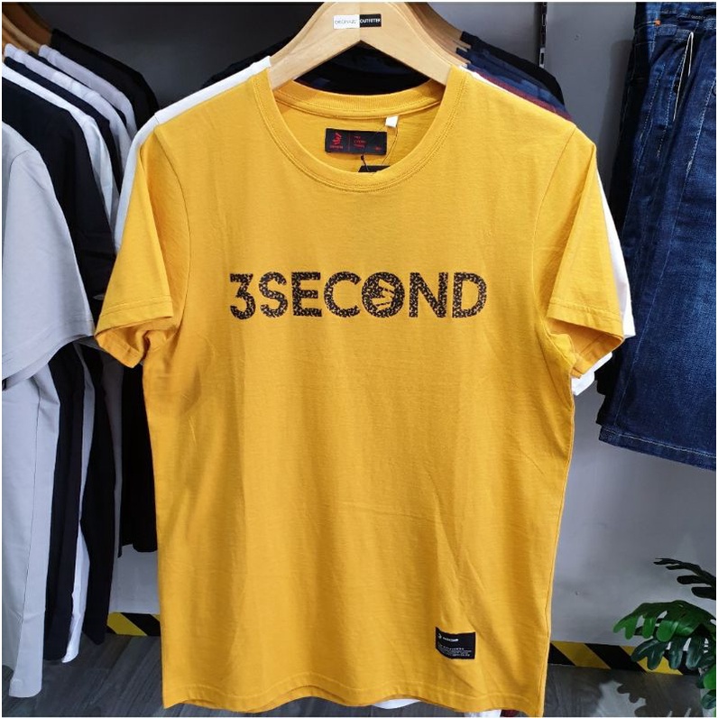 Original 3second T-Shirt Simple Logo 3D Art | Shopee Philippines