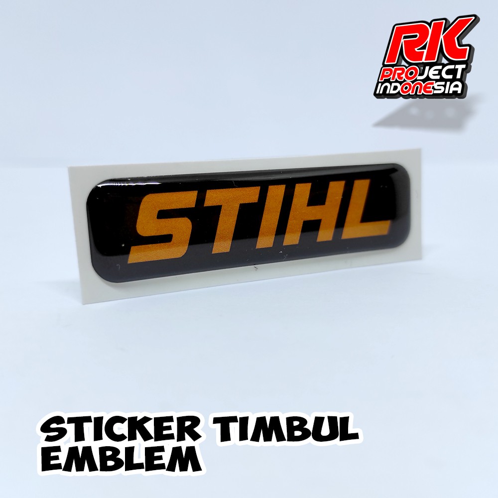 Stihl Sticker Embossed Emblem Resin Flexible | Shopee Philippines