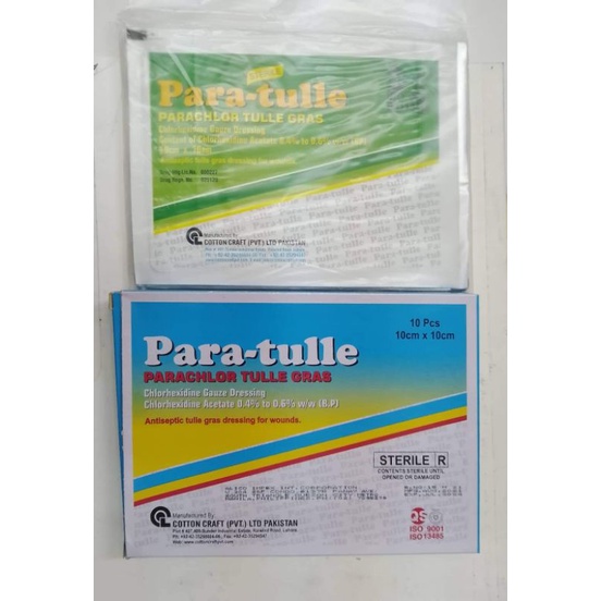 Para-tulle Gauze Dressing for wounds (10pcs) | Shopee Philippines
