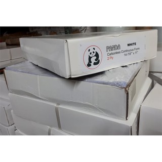 2Ply Carbonless Continuous Form 14-7/8" x 11" - All White | Shopee ...