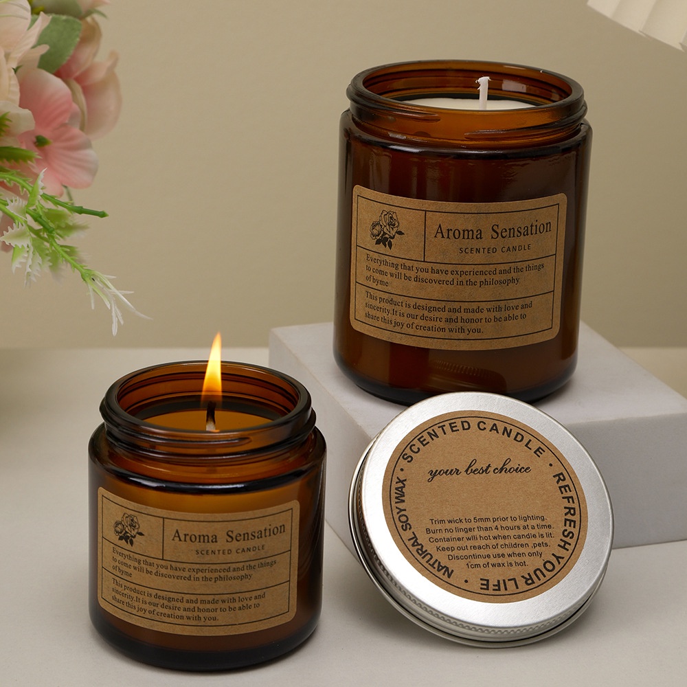 (70g/200g/400g) Plant Scented Candle Scented Candle Candle Burning ...