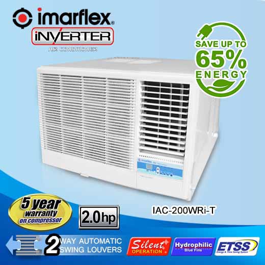 Imarflex Inverter Window Type Air Conditioner 2.0Hp with Remote IAC ...