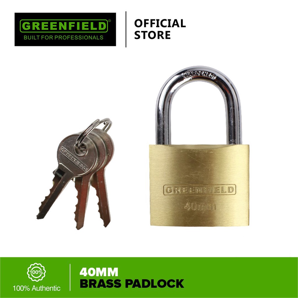 Greenfield Brass Padlock 40mm - Door Hardware & Locks | Shopee Philippines