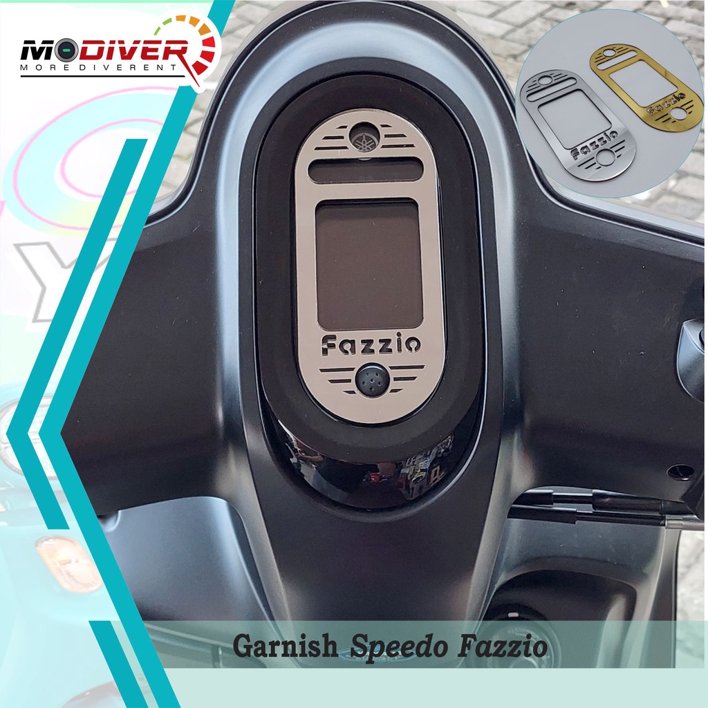 Garnish Speedometer Yamaha Fazzio Emblem Accessories Modiver | Shopee ...