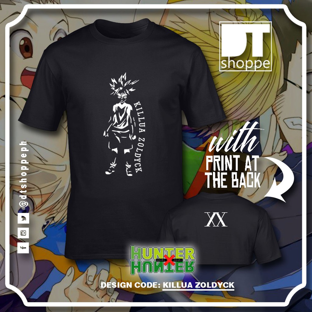 HunterXHunter Killua Zoldyck - HUNTERXHUNTER T-SHIRT | Shopee Philippines