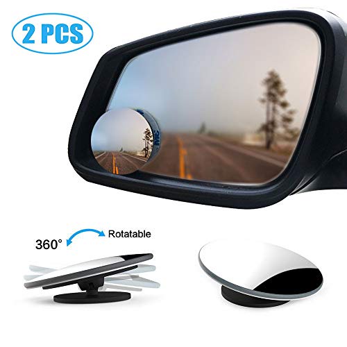 2pcs Round HD Glass Rear View Mirror for any Car Van, SUV and Trucks ...