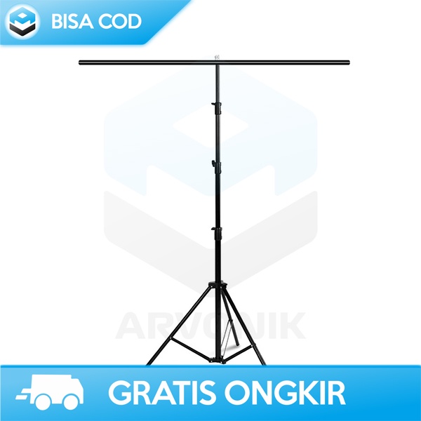 Sturdy TAFFSTUDIO T-SHAPE PHOTOGRAPHY BACKDROP Pole STAND | Shopee ...